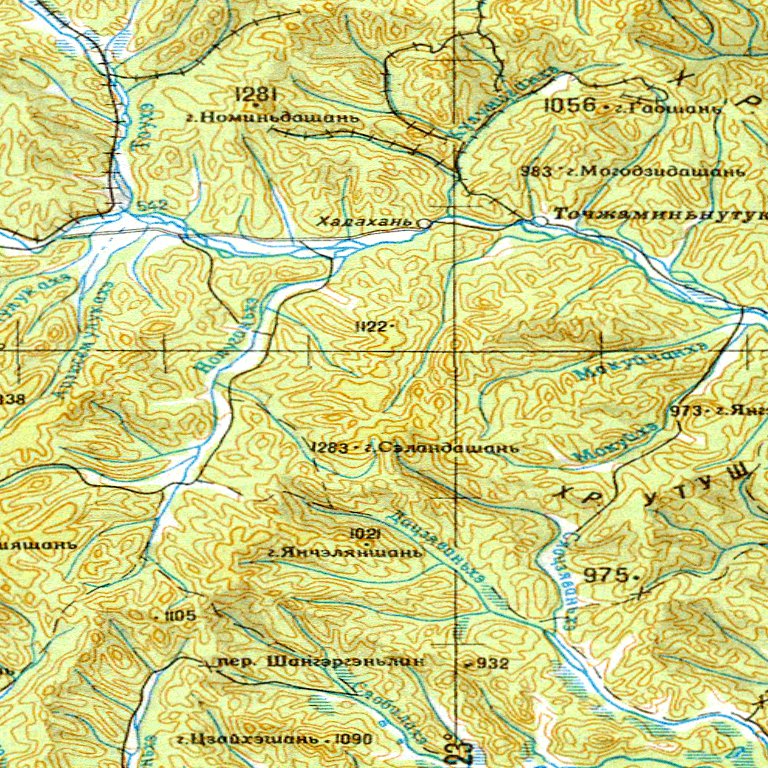 Soviet Genshtab - m51 Map by Avenza Systems Inc. | Avenza Maps