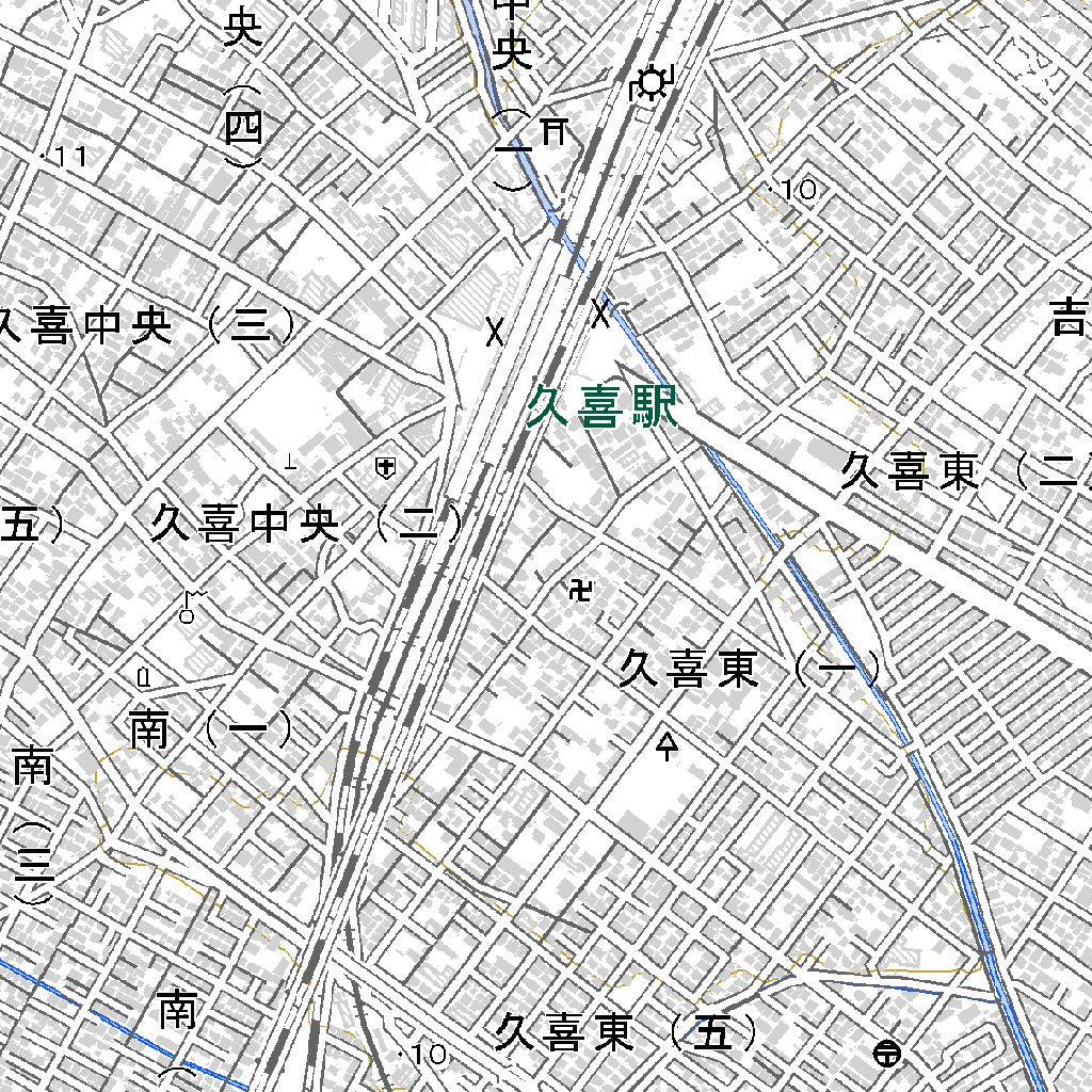 543905 久喜 （くき Kuki）, 地形図 Map by Pacific Spatial Solutions, Inc ...