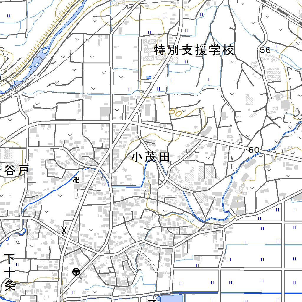 543921 本庄 （ほんじょう Honjo）, 地形図 Map by Pacific Spatial Solutions, Inc ...
