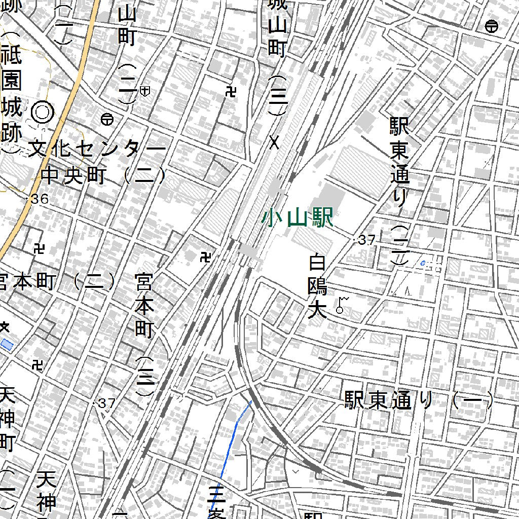543936 小山 （おやま Oyama）, 地形図 Map by Pacific Spatial Solutions, Inc ...