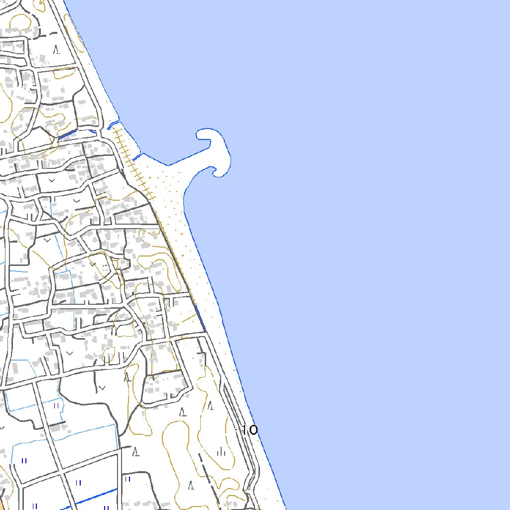 544005 荒野 （こうや Koya）, 地形図 Map by Pacific Spatial Solutions, Inc ...