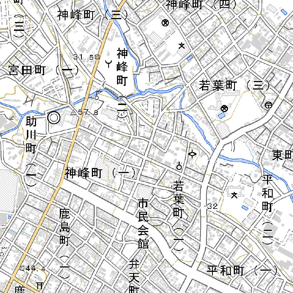 544075 日立 （ひたち Hitachi）, 地形図 Map by Pacific Spatial Solutions, Inc ...
