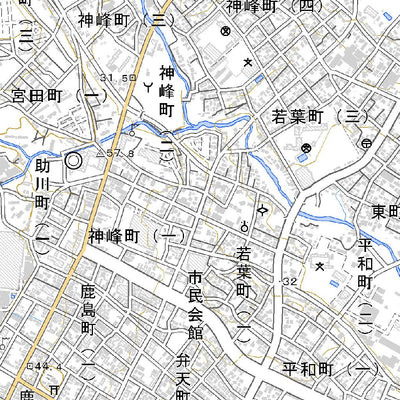 544075 日立 （ひたち Hitachi）, 地形図 Map by Pacific Spatial Solutions, Inc ...