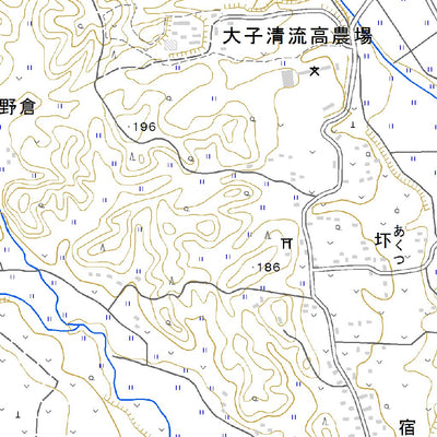 554012 大子 （だいご Daigo）, 地形図 Map by Pacific Spatial Solutions, Inc ...