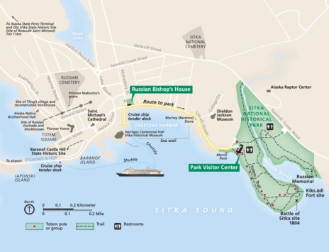Sitka National Historical Park Map by US National Park Service | Avenza ...