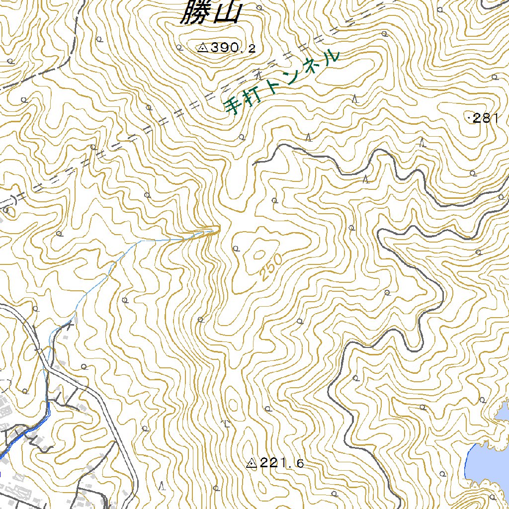 472935 手打 （てうち Teuchi）, 地形図 Map by Pacific Spatial Solutions, Inc ...