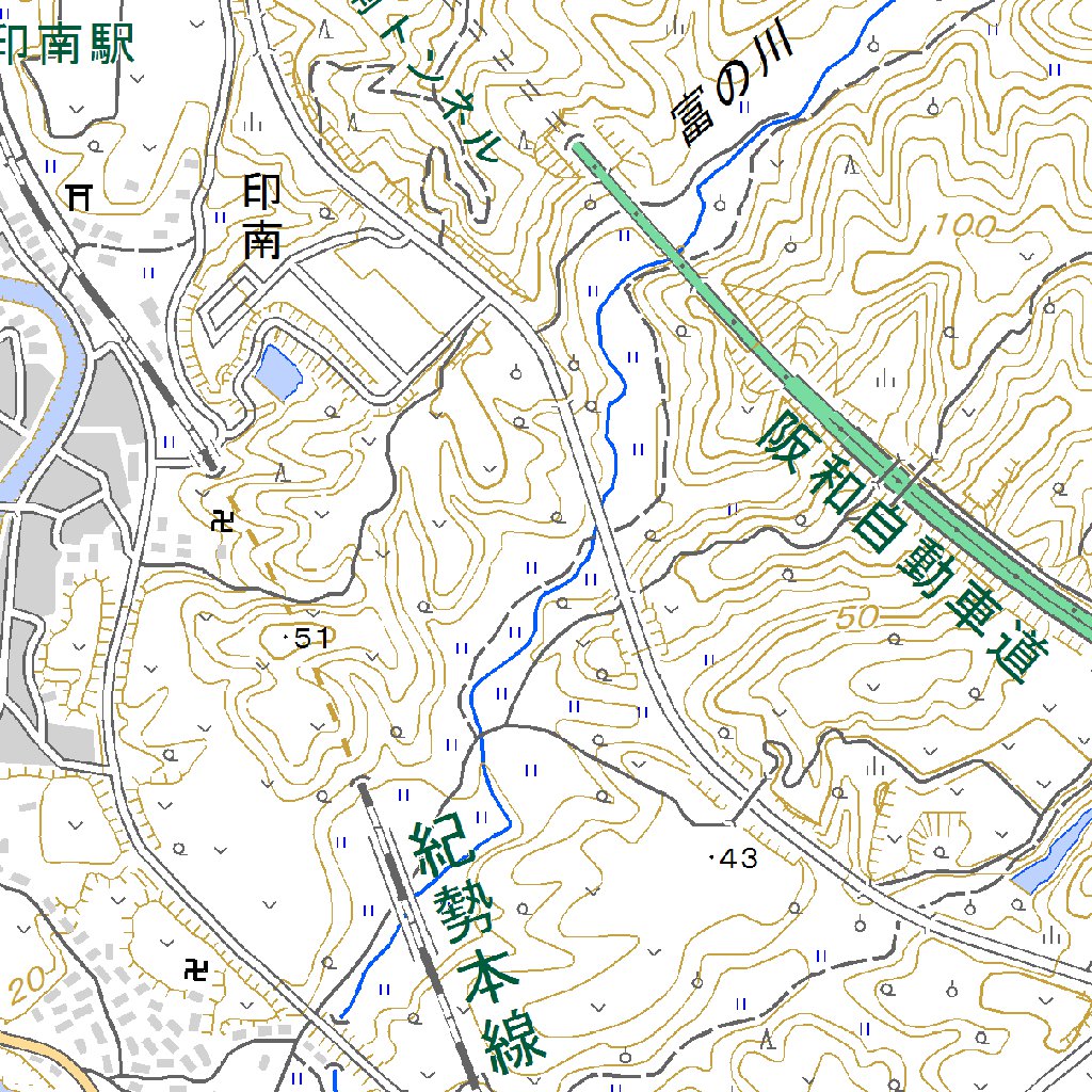 503551 印南 （いなみ Inami）, 地形図 Map by Pacific Spatial Solutions, Inc ...