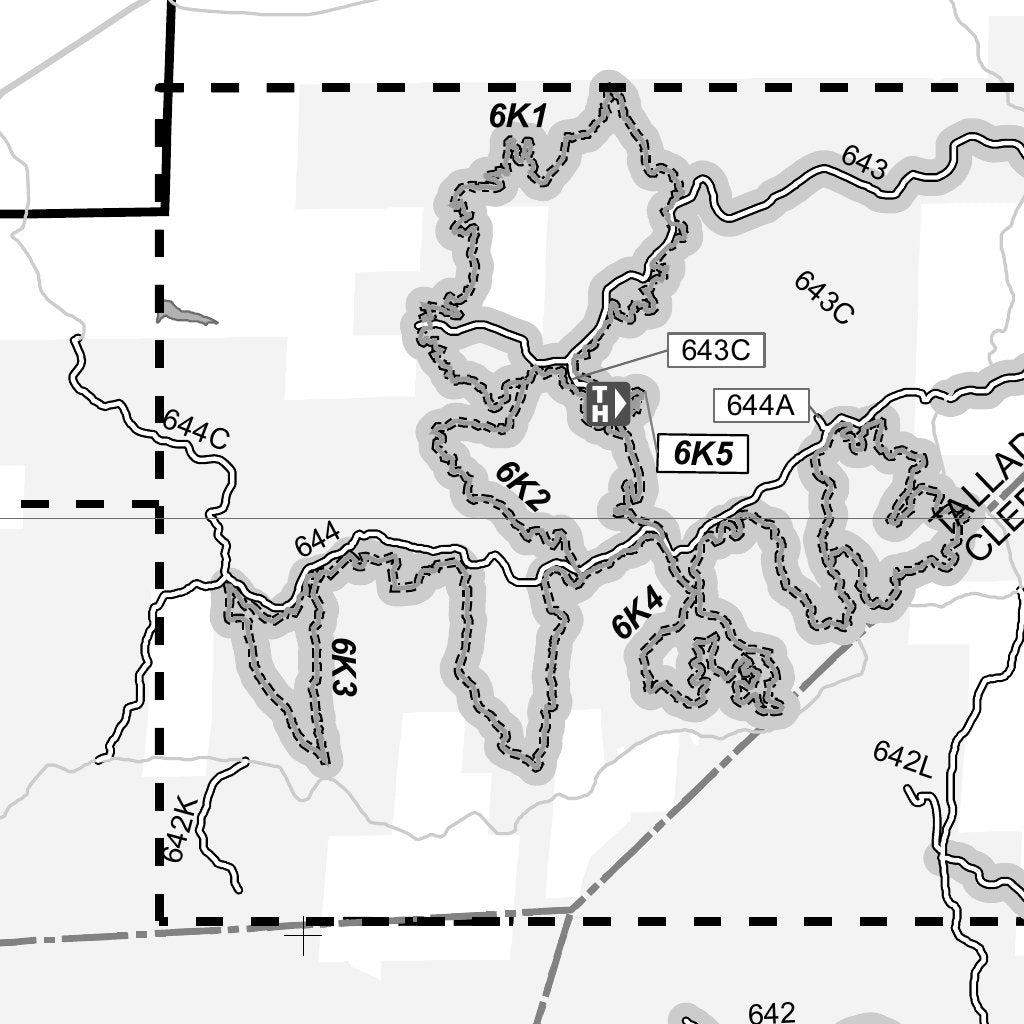 Motor Vehicle Use Map, MVUM, Talladega by US Forest Service R8 | Avenza ...