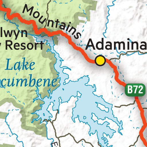 Snowy Mountains Map by mapuccino | Avenza Maps