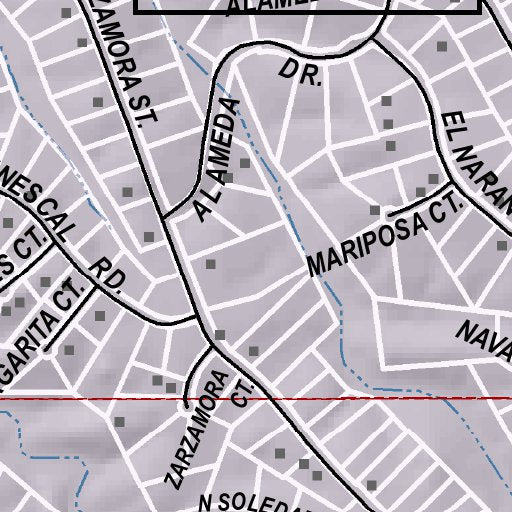 Mariposa Road Atlas Grid Page #042 Map by Mariposa County | Avenza Maps
