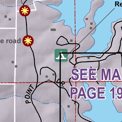 Mariposa Road Atlas Grid Page #061 Map by Mariposa County | Avenza Maps
