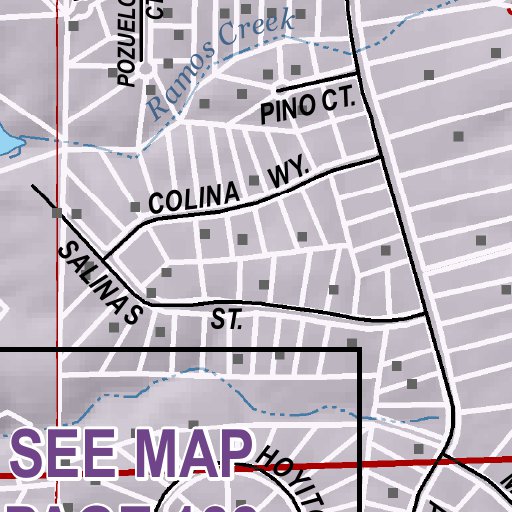 Mariposa Road Atlas Grid Page #041 Map by Mariposa County | Avenza Maps