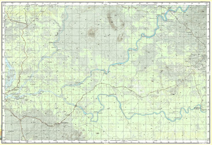 Soviet Genshtab - d48-23 - Lao People's Democratic Republic Map by ...