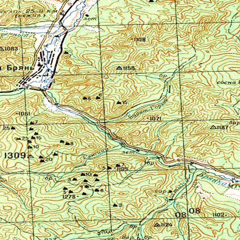 Soviet Genshtab - m49-01 - Russia Map by Avenza Systems Inc. | Avenza Maps