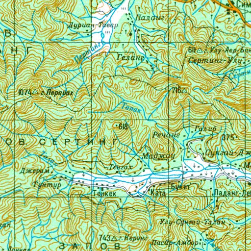 Soviet Genshtab - a48-07 - Malaysia Map by Avenza Systems Inc. | Avenza ...