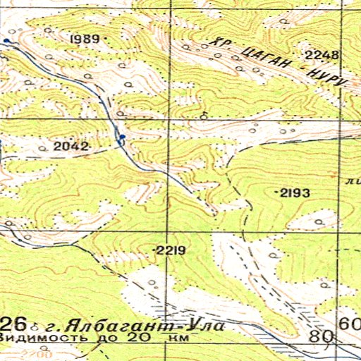 Soviet Genshtab - m47-22 - Mongolia Map by Avenza Systems Inc. | Avenza ...