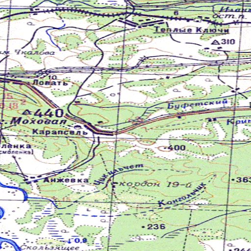 Soviet Genshtab - o46-36 - Russia Map by Avenza Systems Inc. | Avenza Maps