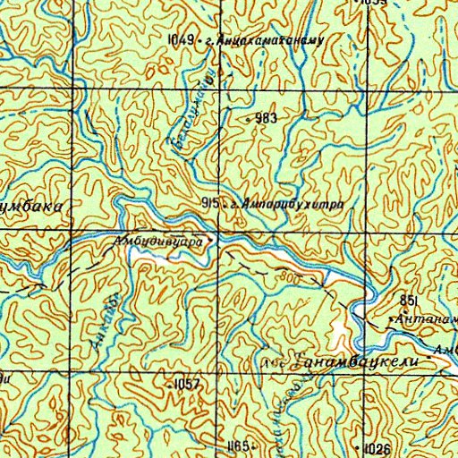 Soviet Genshtab - xe39-07 - Madagascar Map by Avenza Systems Inc ...