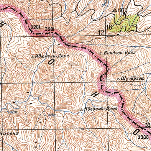 Soviet Genshtab - xh35-12 - Lesotho Map by Avenza Systems Inc. | Avenza ...