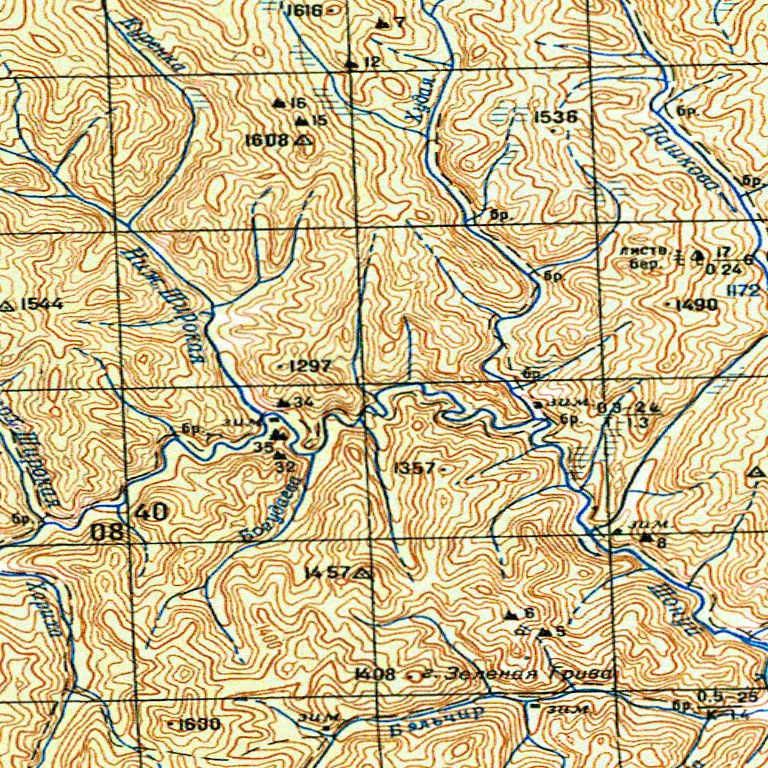 Soviet Genshtab - m49-19 - Russia Map by Avenza Systems Inc. | Avenza Maps
