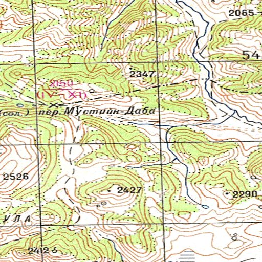 Soviet Genshtab - m47-26 - Mongolia Map by Avenza Systems Inc. | Avenza ...