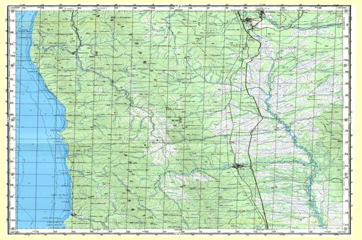Soviet Genshtab - m54-17 - Russia Map by Avenza Systems Inc. | Avenza Maps