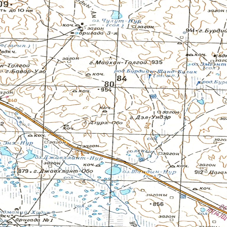 Soviet Genshtab - m49-36 - Mongolia Map by Avenza Systems Inc. | Avenza ...