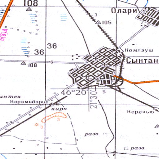 Soviet Genshtab - l34-16 - Romania Map by Avenza Systems Inc. | Avenza Maps
