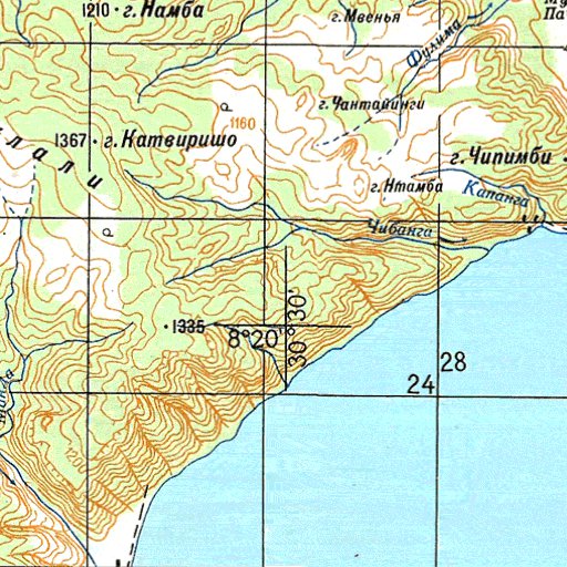 Soviet Genshtab - xc36-01 - Zambia Map by Avenza Systems Inc. | Avenza Maps