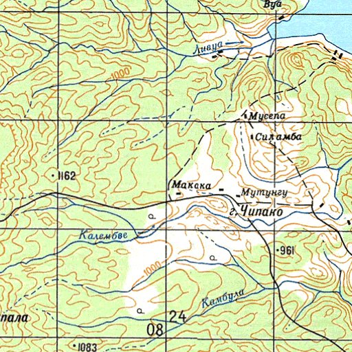 Soviet Genshtab - xc36-01 - Zambia Map by Avenza Systems Inc. | Avenza Maps