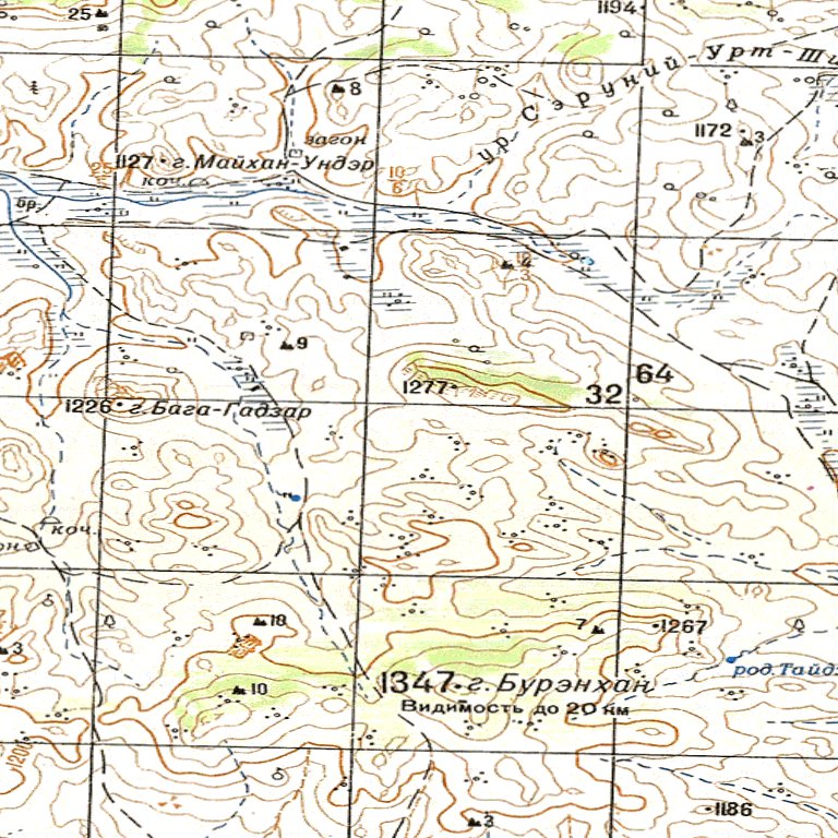 Soviet Genshtab - m49-30 - Mongolia Map by Avenza Systems Inc. | Avenza ...