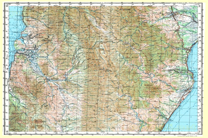Soviet Genshtab - m54-29 - Russia Map by Avenza Systems Inc. | Avenza Maps