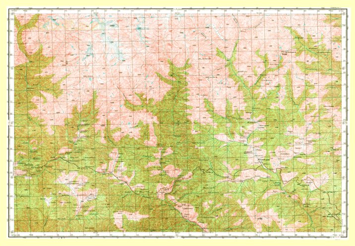 Soviet Genshtab - g46-01 - Bhutan Map by Avenza Systems Inc. | Avenza Maps
