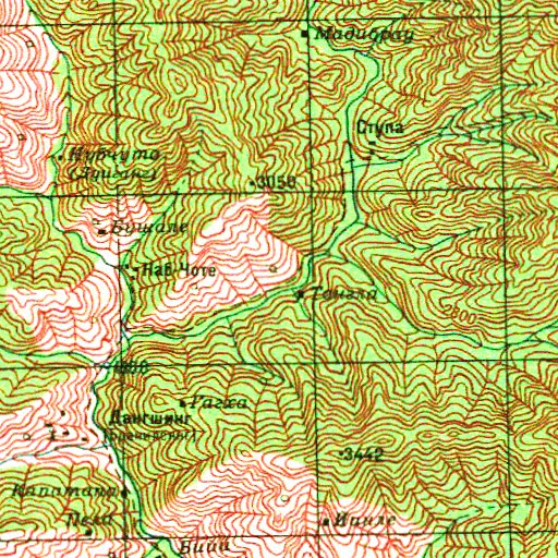 Soviet Genshtab - g46-01 - Bhutan Map by Avenza Systems Inc. | Avenza Maps