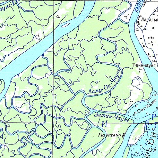 Soviet Genshtab - e46-36 - Burma Map by Avenza Systems Inc. | Avenza Maps