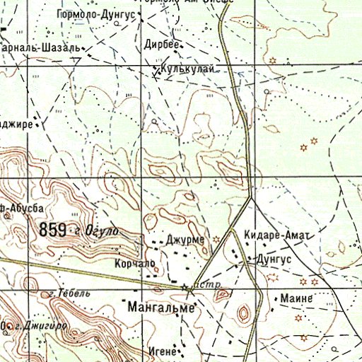 Soviet Genshtab - d34-32 - Chad Map by Avenza Systems Inc. | Avenza Maps
