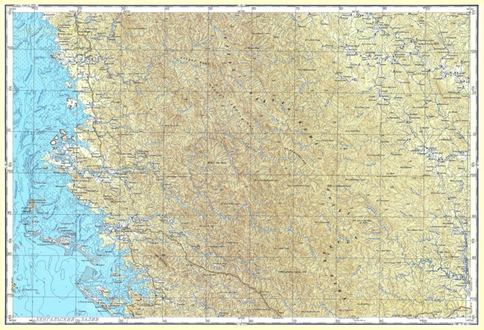 Soviet Genshtab - e46-11 - Burma Map by Avenza Systems Inc. | Avenza Maps