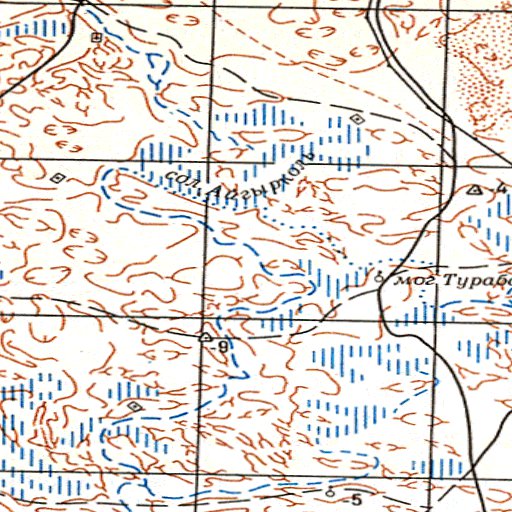 Soviet Genshtab - m39-35 - Kazakhstan Map by Avenza Systems Inc ...