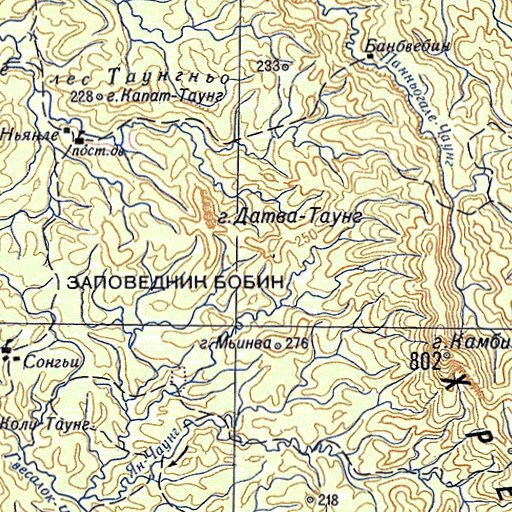 Soviet Genshtab - e46-18 - Burma Map by Avenza Systems Inc. | Avenza Maps
