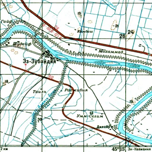 Soviet Genshtab - i38-28 - Iraq Map by Avenza Systems Inc. | Avenza Maps