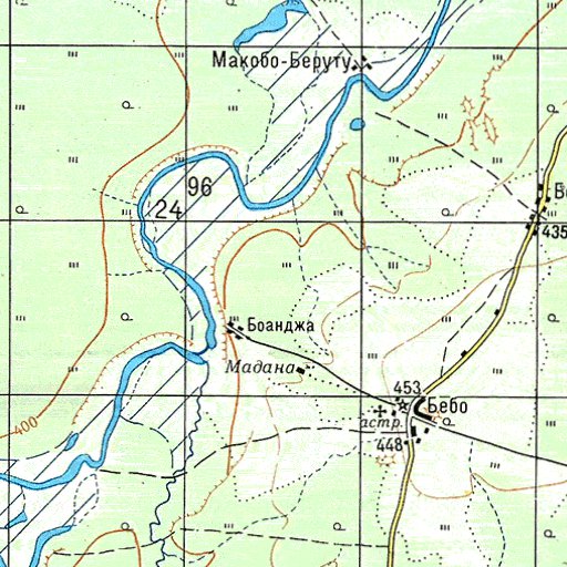 Soviet Genshtab - c33-35 - Chad Map by Avenza Systems Inc. | Avenza Maps