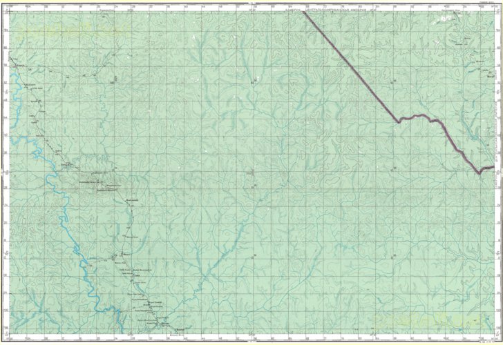 Soviet Genshtab - a33-10 - Central African Republic Map by Avenza ...