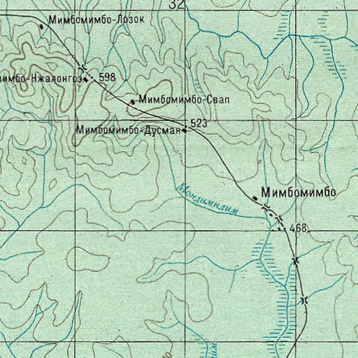 Soviet Genshtab - a33-10 - Central African Republic Map by Avenza ...