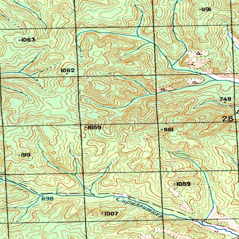 Soviet Genshtab - m51-01 - Russia Map by Avenza Systems Inc. | Avenza Maps