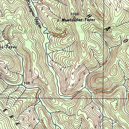 Soviet Genshtab - e46-17 - Burma Map by Avenza Systems Inc. | Avenza Maps