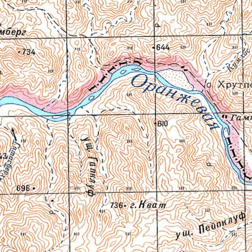 Soviet Genshtab - xh33-06 - Namibia Map by Avenza Systems Inc. | Avenza ...