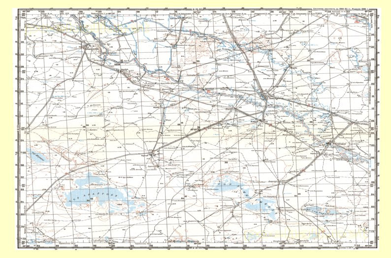 Soviet Genshtab - m39-19 - Russia Map by Avenza Systems Inc. | Avenza Maps