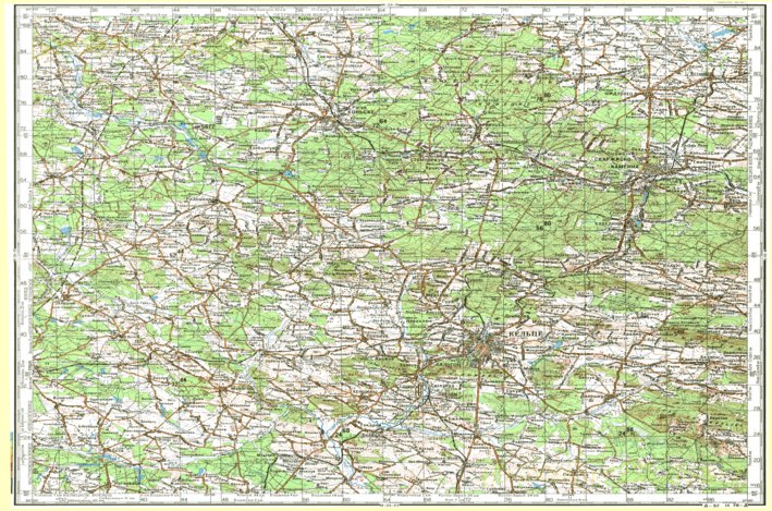 Soviet Genshtab - m34-09 - Poland Map by Avenza Systems Inc. | Avenza Maps