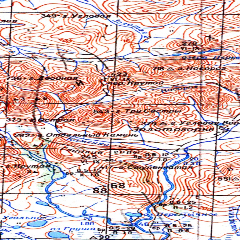 Soviet Genshtab - q60-29-30 - Russia Map by Avenza Systems Inc ...
