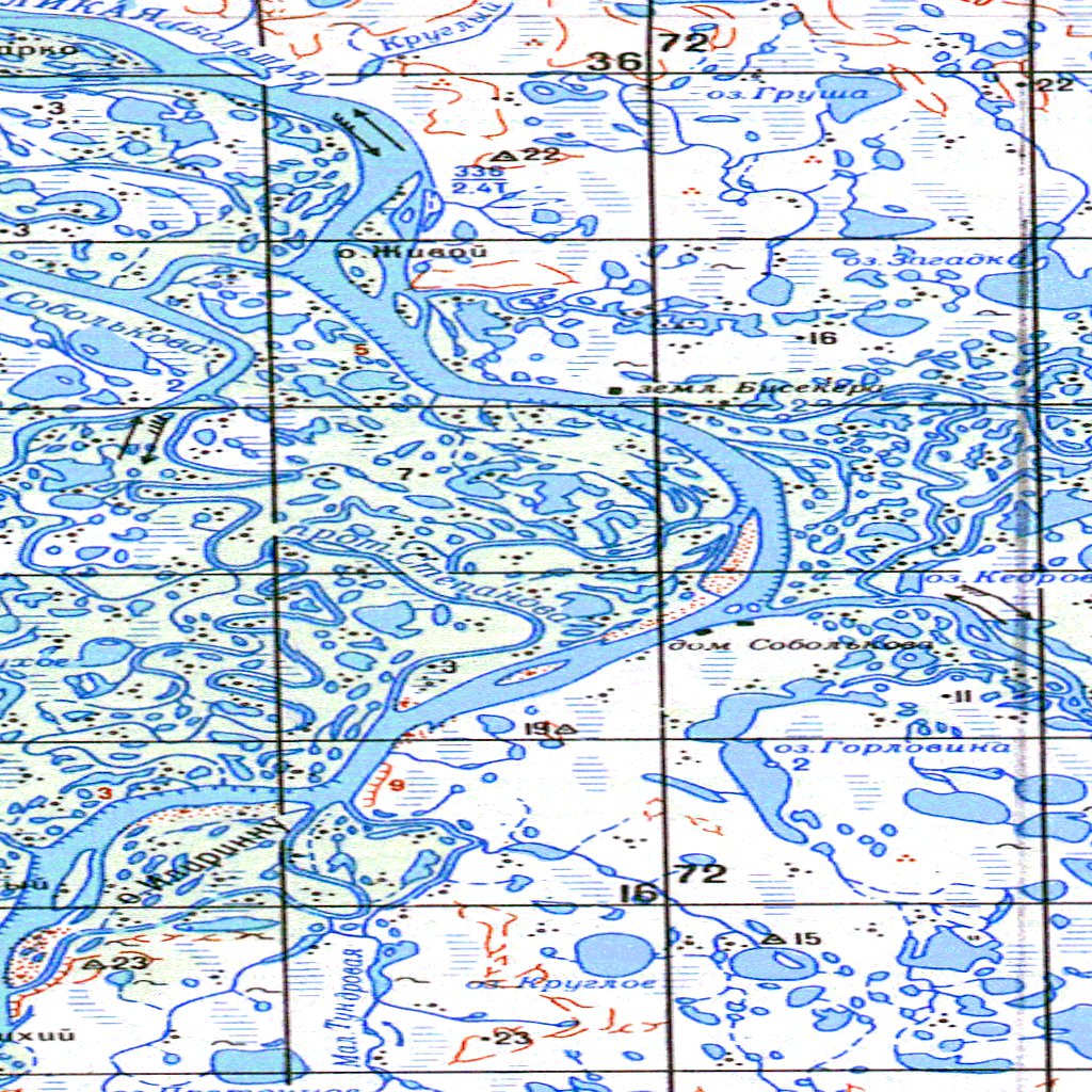 Soviet Genshtab - q60-33-34 - Russia Map by Avenza Systems Inc ...